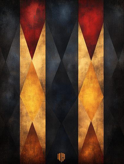 Free Download Abstract Geometric Diamond Pattern with Grunge Texture