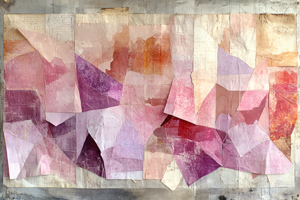 Free Download Abstract Pink and Purple Paper Collage Texture Background
