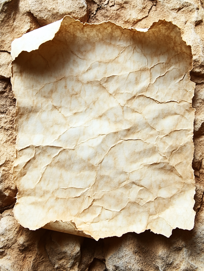 Free Download Antique Paper Texture on Stone Wall Background