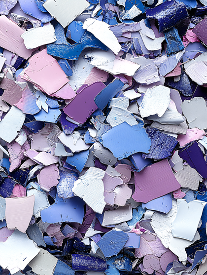Free Download Abstract broken pieces of colorful pieces