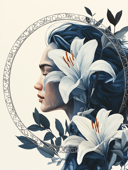Free Download Lily Portrait of a Woman