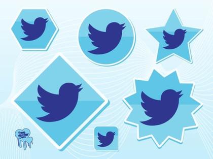 Free Twitter Birds Pattern in Photoshop and Illustrator