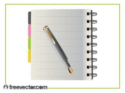 Free Vector Notebook