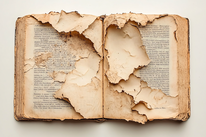 Free Download Old Book Pages Damaged Texture Antique Beige Brown