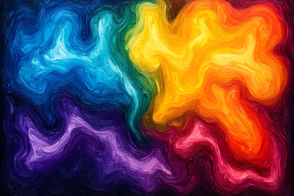 Free Download Abstract Colorful Swirl Painting Background Rainbow ...