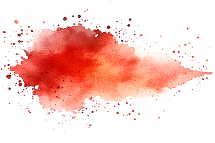 Free Download Red Watercolor Splatter Background