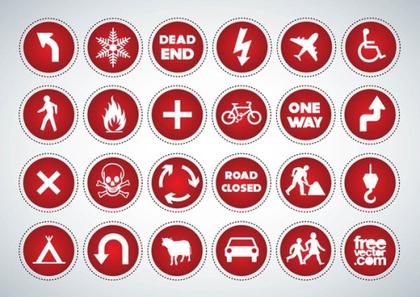 Free Prohibited Signs Vector Pack