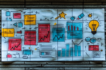 Free Download Hand Drawn Visual Business Strategy Chart for Planning ...